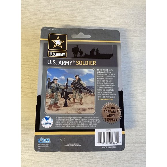 U.S. Army | Toys | Us Army Soldier 375 Poseable Army Figures With Rifle ...